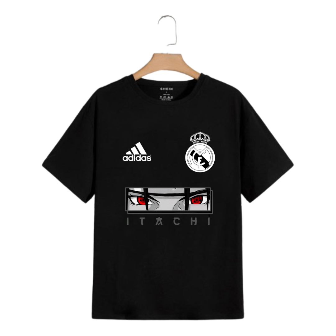 Real Madrid X Itachi Uchiha - Custom Football Jerseys - Custom Jerseys ...