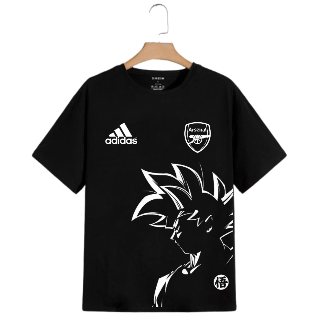Arsenal x Goku, Dragon Ball, Custom Jersey - Custom Football Jerseys ...