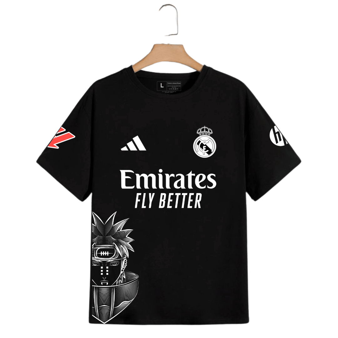 Naruto Pain x Real Madrid Custom Cotton Jersey - Custom Football ...