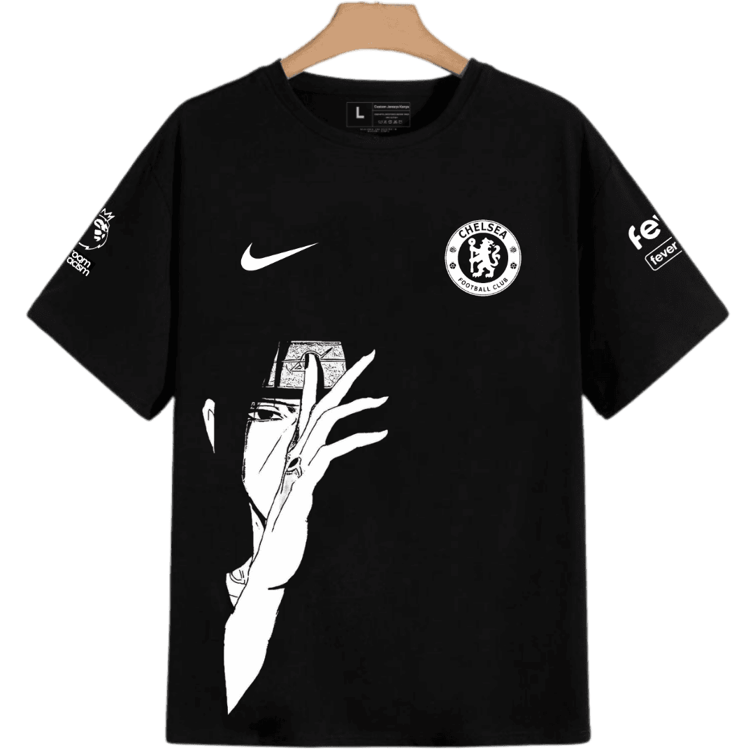 Chelsea x Itachi Uchiha Silent Crow Custom Anime Jersey - Custom ...