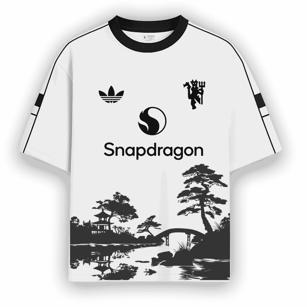 Manchester United x Snapdragon – “Zen Garden” Jersey Adidas Trefoil ...